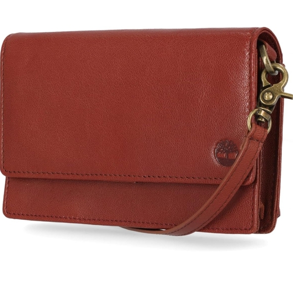 Timberland | Bags | Timberland Rfid Leather Crossbody Bag Wallet Purse ...